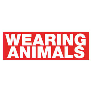Wearing Animals Red Sticker | PETA Literature