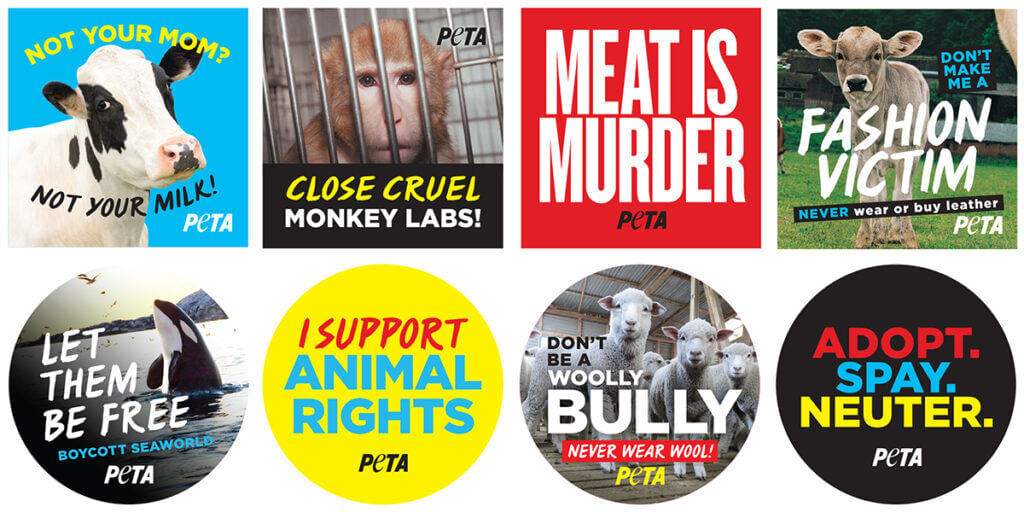 PETA Sticker Variety Sheet (B) | PETA Literature