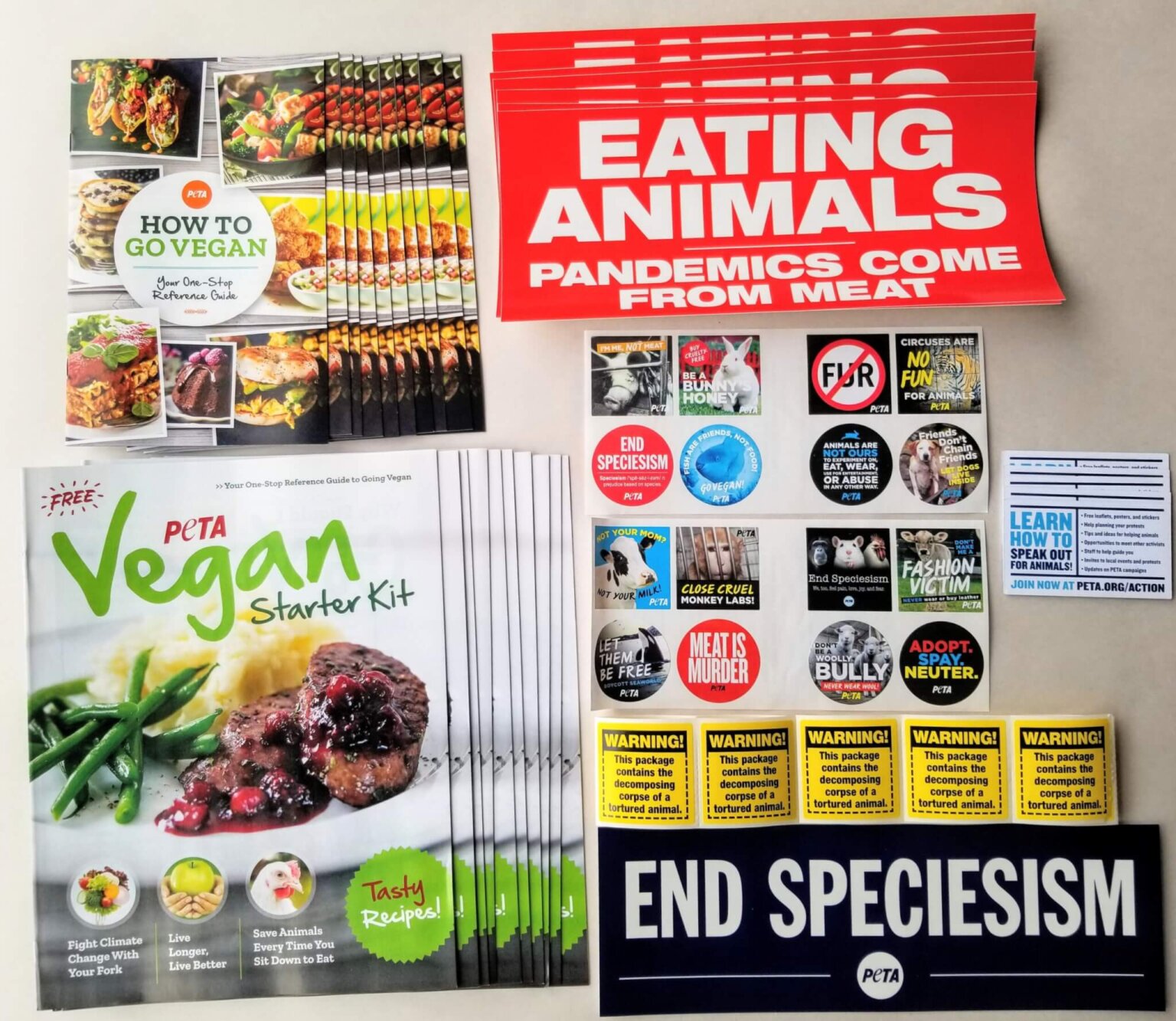 Guide to Going Vegan | PETA Literature
